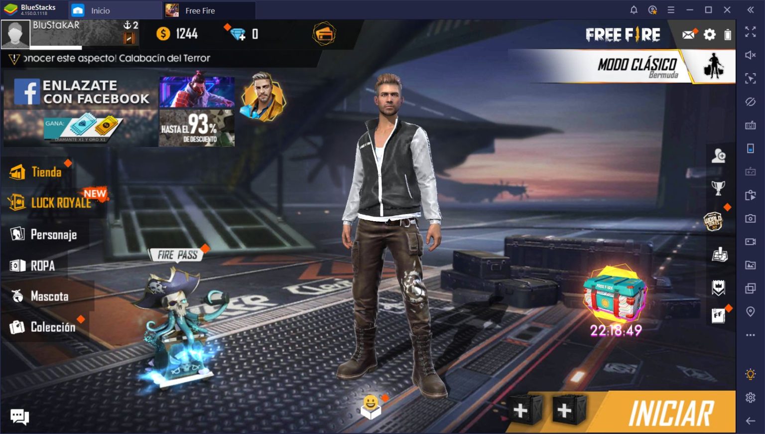 ᐉ Requisitos para jugar Free Fire en Bluestacks 5 ️